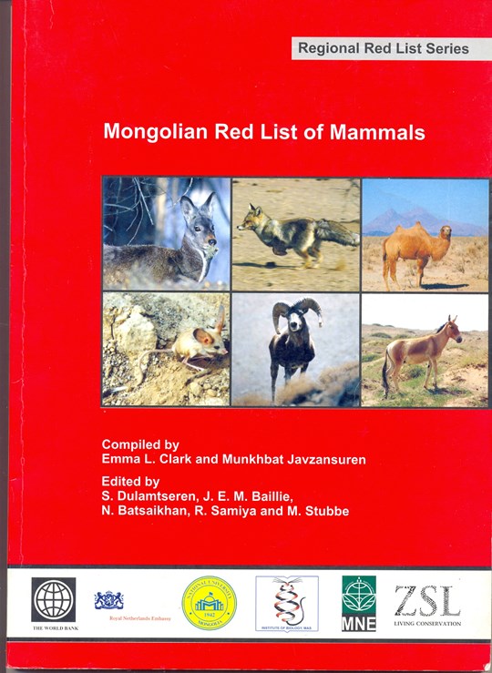 MONGOLIAN RED LIST OF MAMMALS
