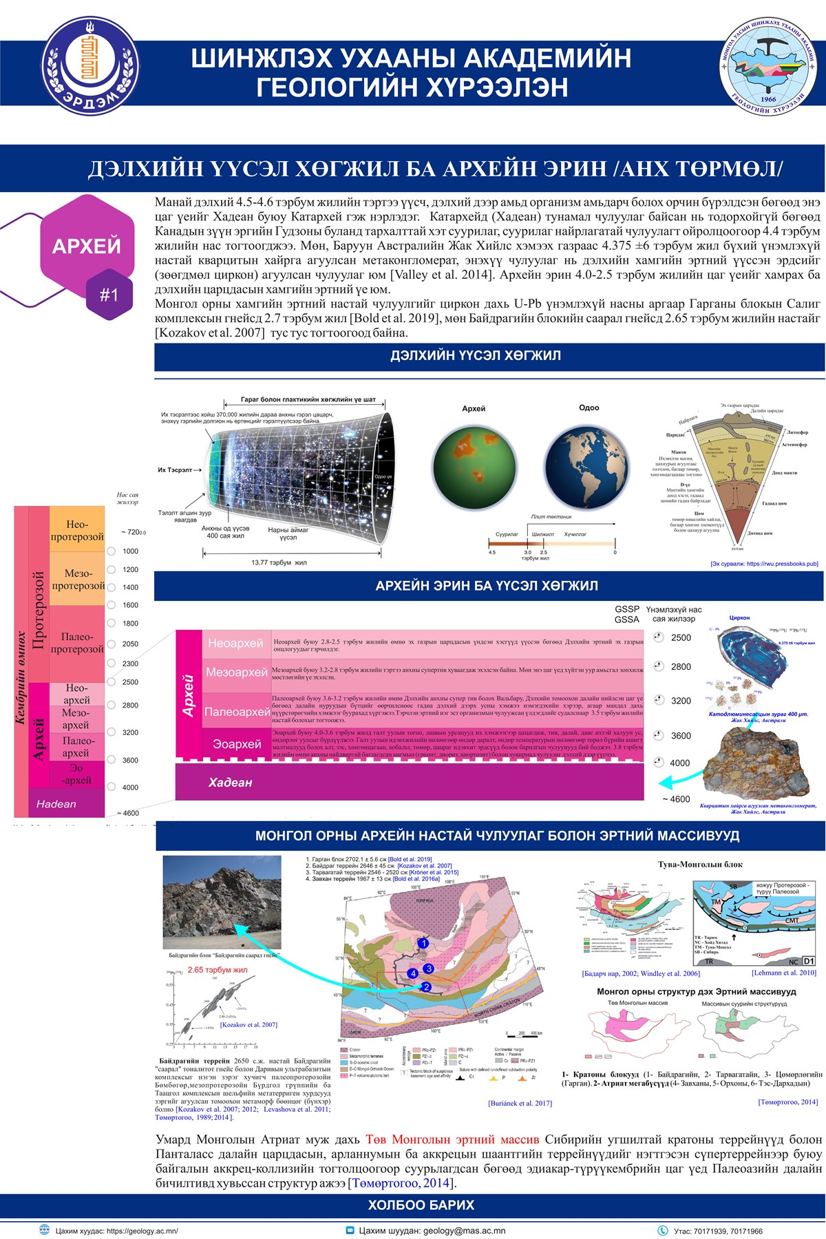 Геологийн цаг хугацаагаар аялахуй | Геологийн хүрээлэн